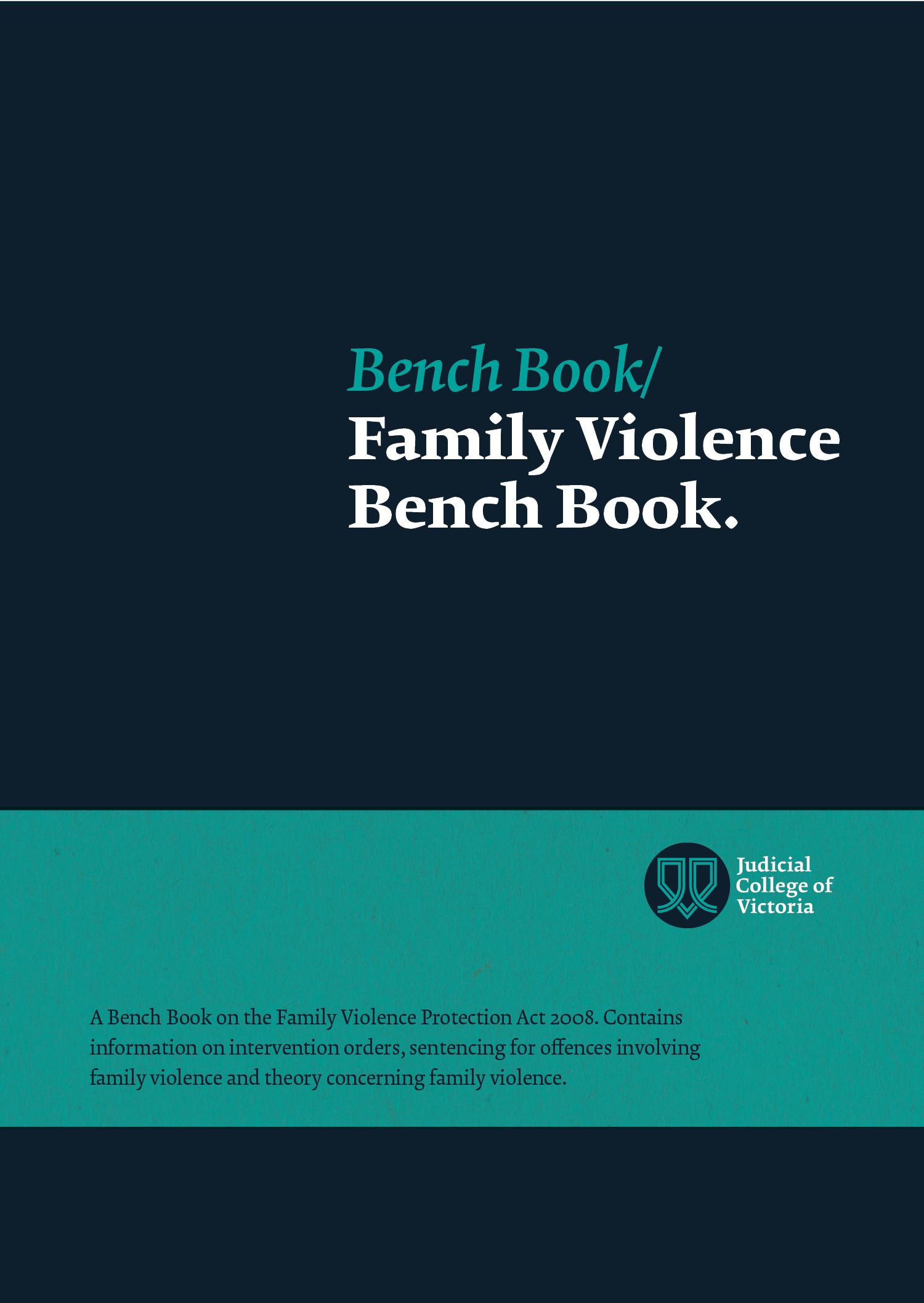 Family Violence Bench Book - BarNet Jade